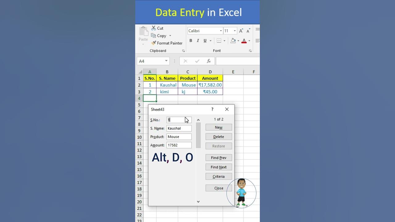 Excel Job Interview Questions Data Entry In Excel Excel