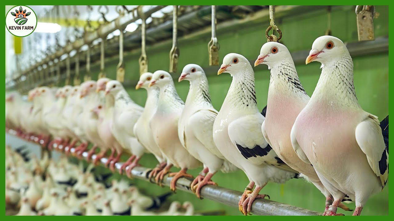 🕊️ Pigeon Farm - How Farmer Raised Millions of Pigeon for Meat ...