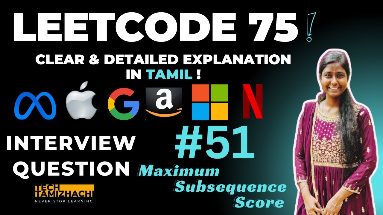 Leetcode 75 Maximum Subsequence Score Explained In Python 🔥 Java 0181