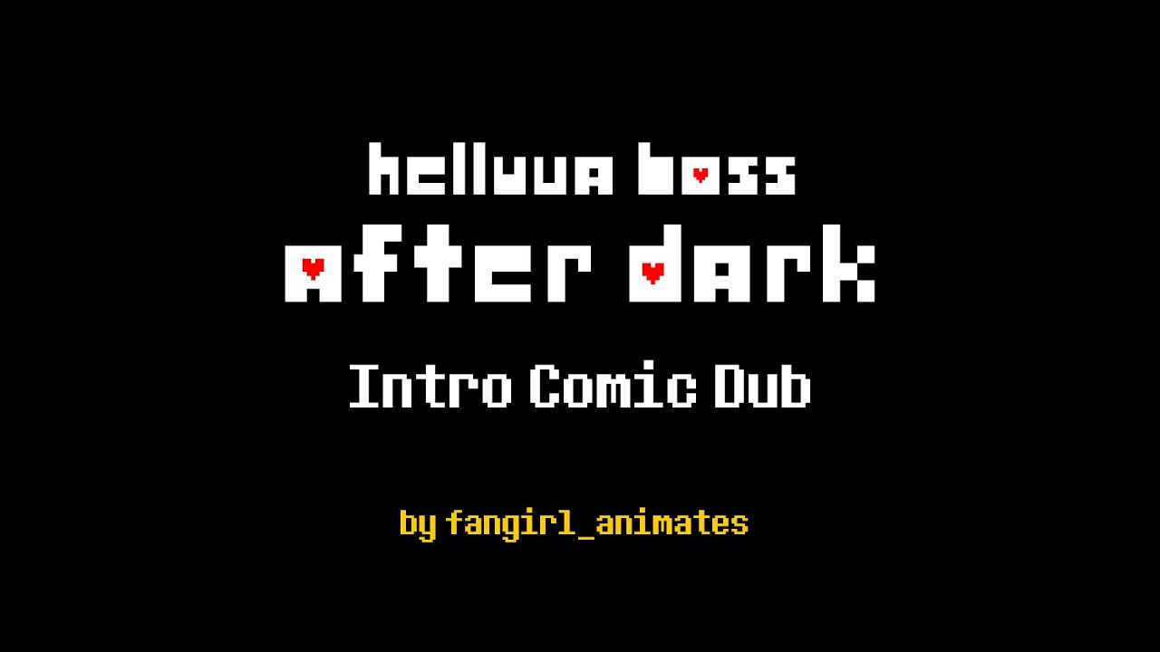 HELLUVA BOSS AFTER DARK: INTRO COMIC DUB | Deltarune X Helluva Boss ...