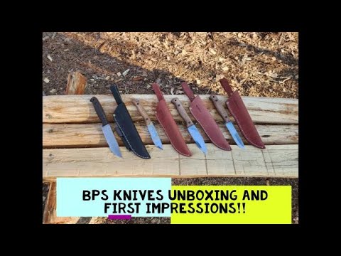BPS knives BS2S FTS B 1, HK 1 SSH, and nighthawk adventure unboxing ...
