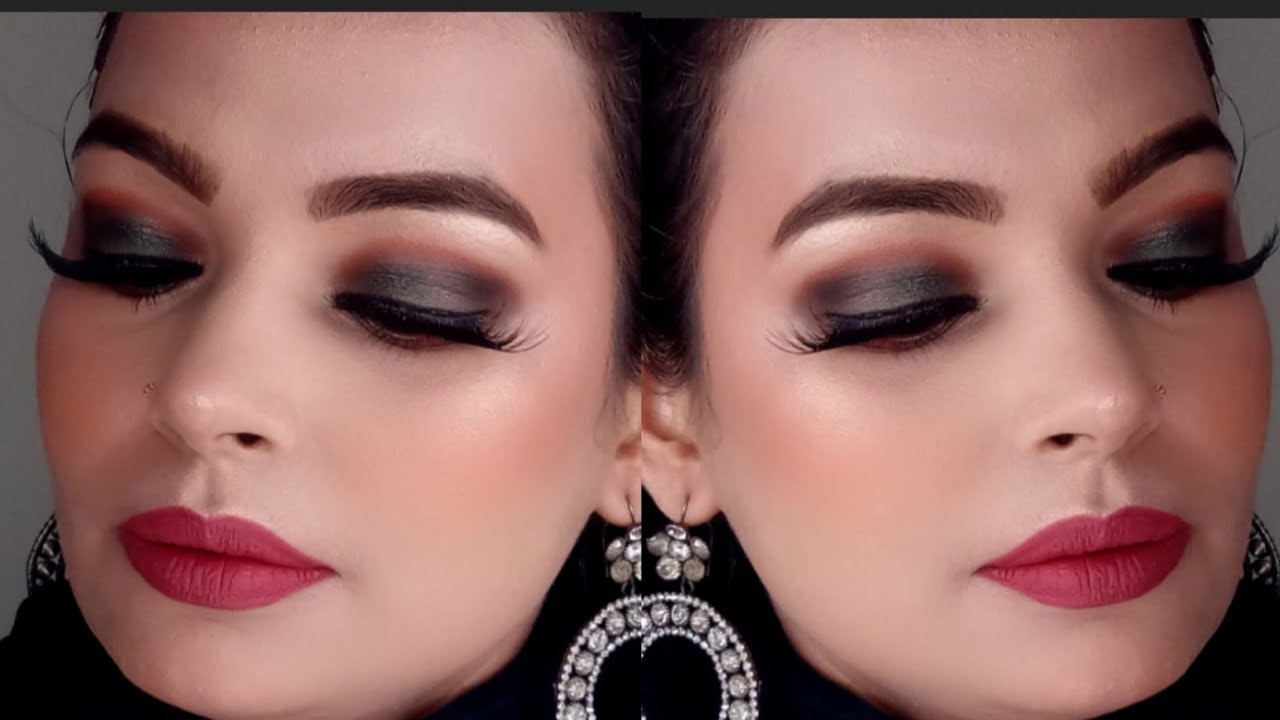 Advance pro Eye Makeup with Basic Face Makeup Tutorial for Beginners (3 ...