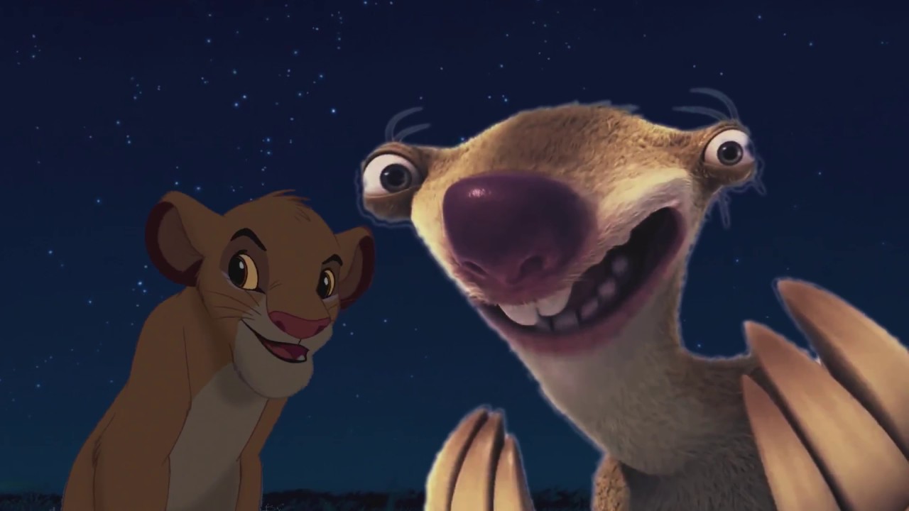Simba møter Sid fra Istid - YouTube