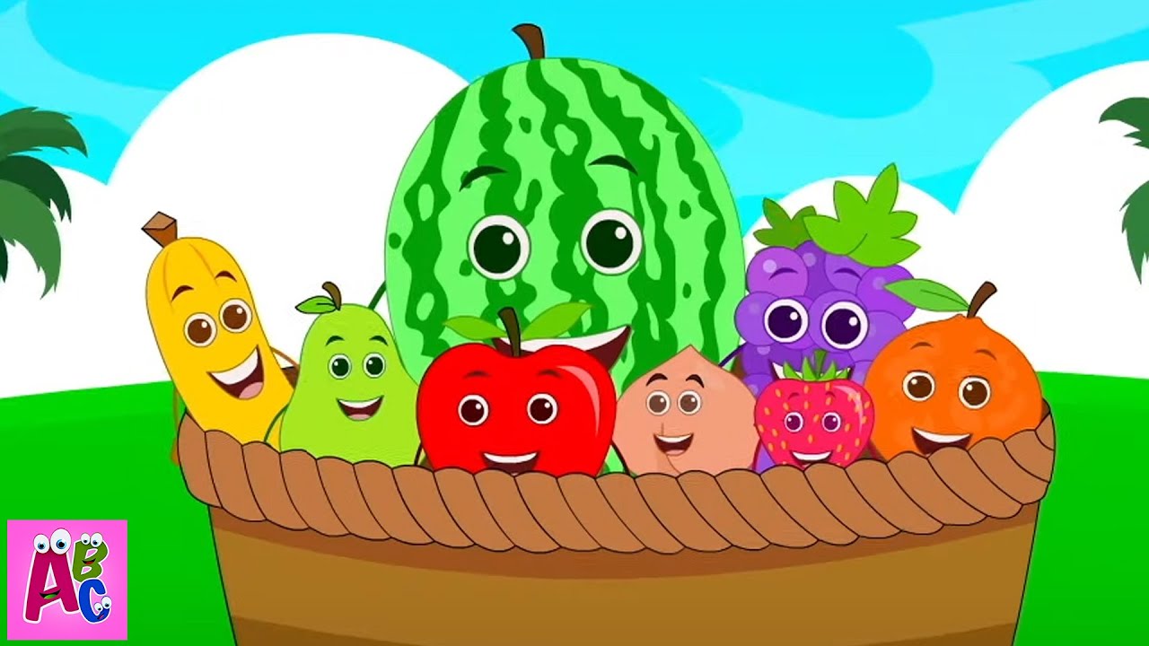 Fruits Chanson + Plus Comptine pour Bébés en Français - YouTube