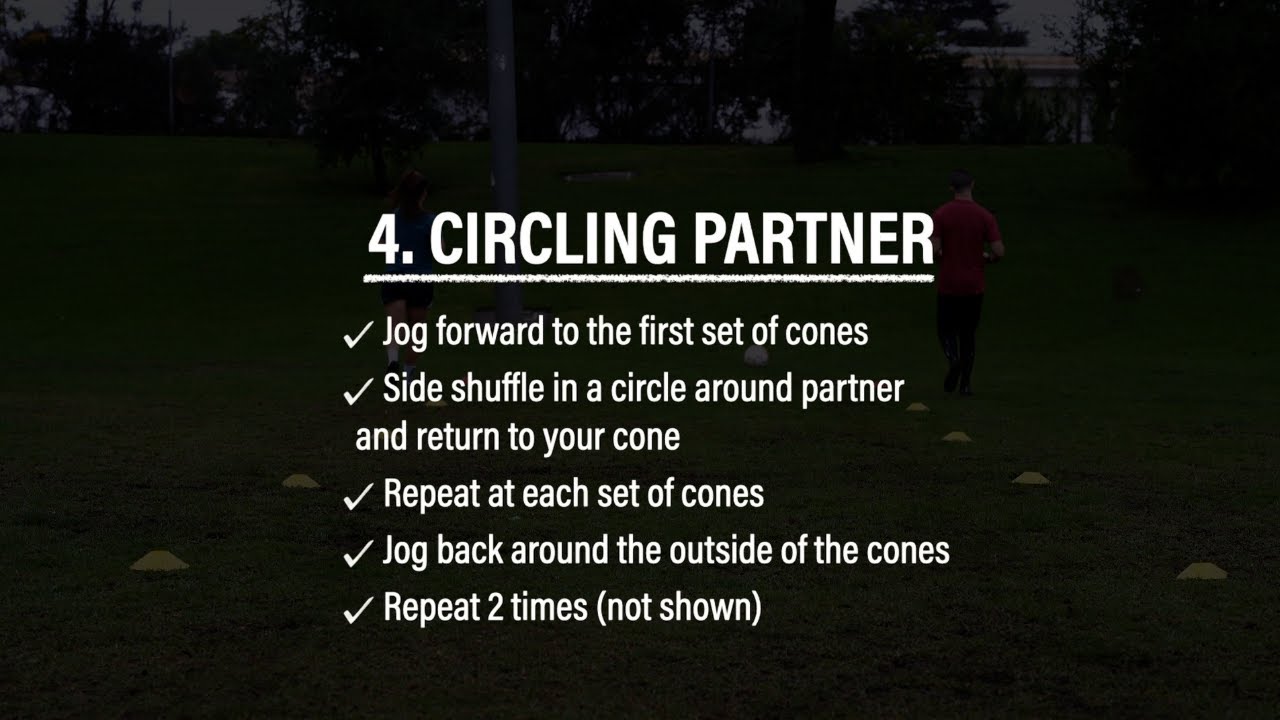 4. Circling Partner (FIFA 11+ Running Exercises) - YouTube