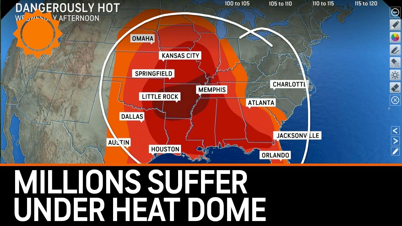 Heat Dome: Heatwave continues over most of U.S. | AccuWeather - YouTube