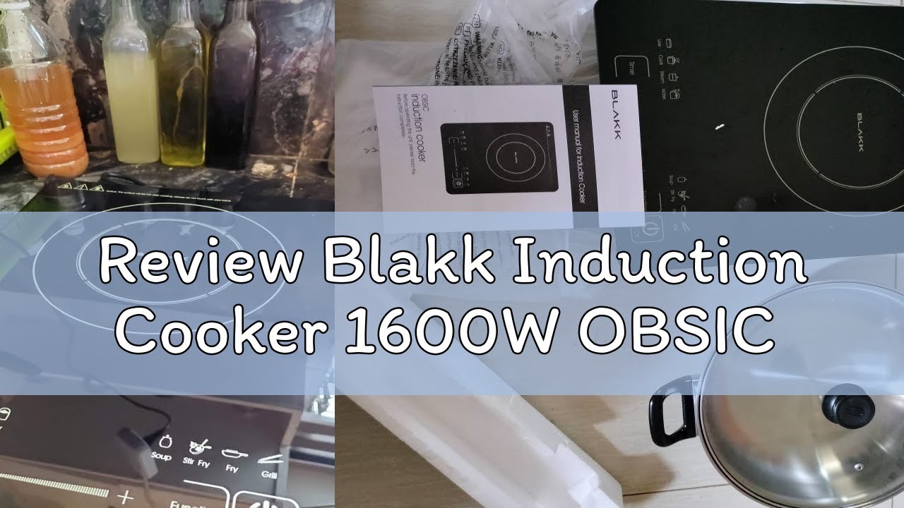 Review Blakk Induction Cooker 1600W OBSIC - YouTube