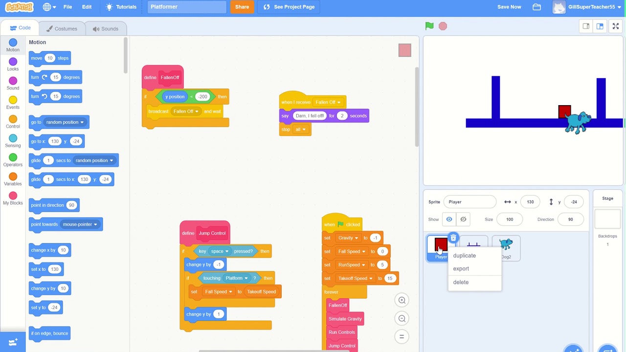 Scratch 4 8 Dog - YouTube