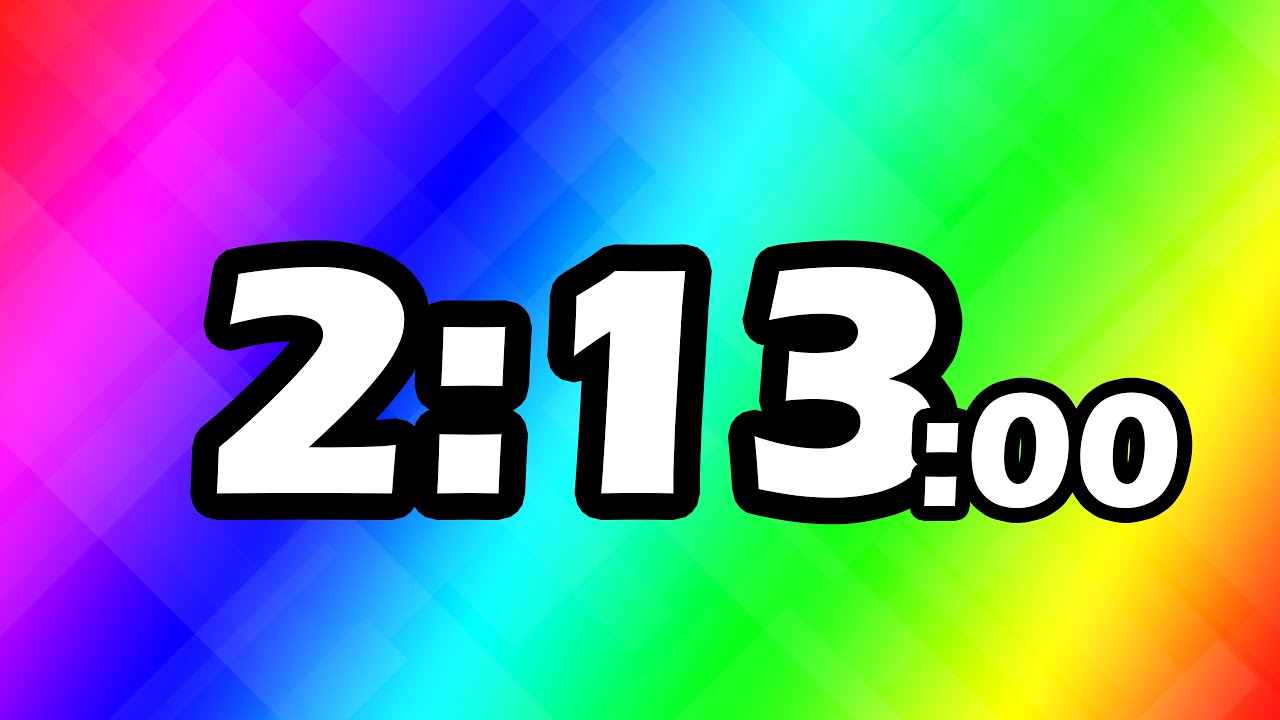 2 Minutes and 13 Second TIMER Countdown - YouTube
