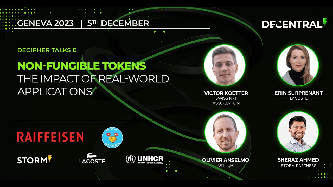 Decipher Talks II: NFTs & The Impact Of Real-World Applictions - YouTube