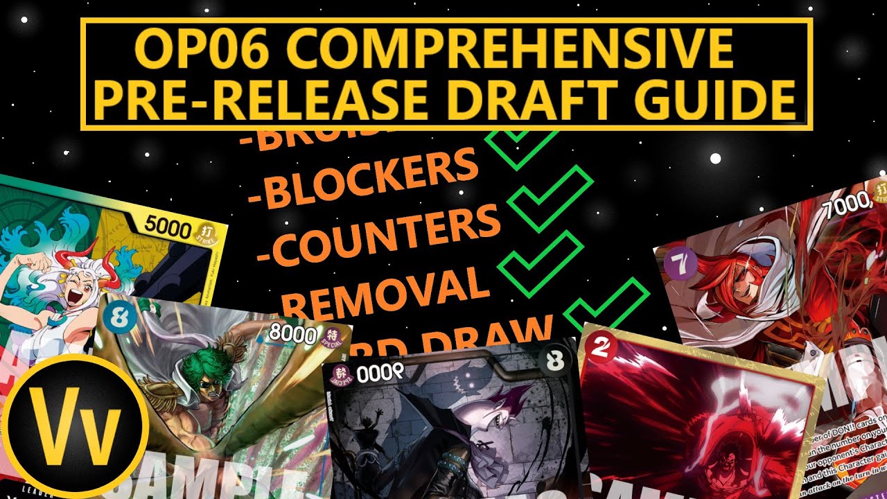 One Piece TCG: Comprehensive OP06 Pre-Release Limited/Sealed Draft ...