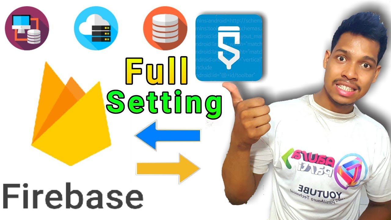 firebase storage database in sketchware full setting Hindi video/Aaura Technical - YouTube