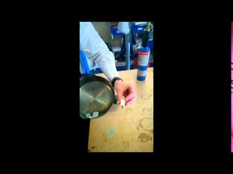 How to pewter cast into a card or mdf mould