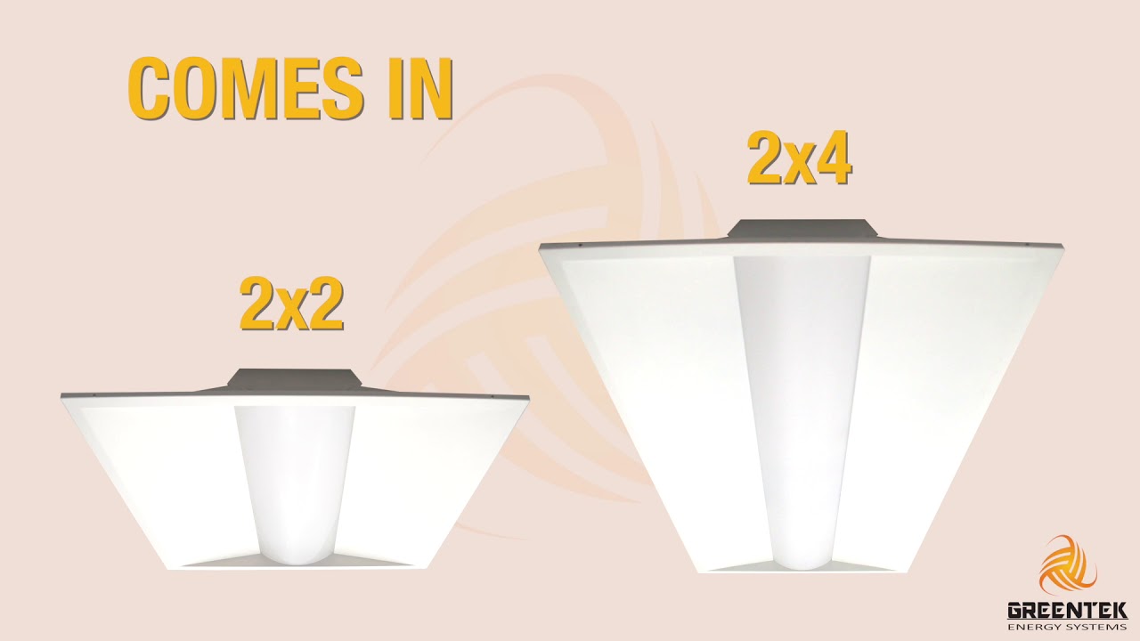 LED Troffer Light - Greentek Energy Systems - YouTube