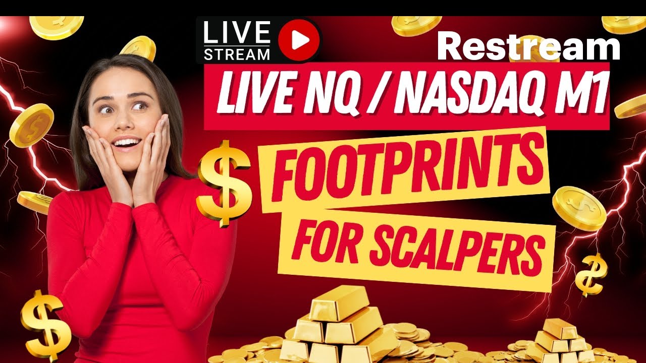 Live M1 Footprint For (Scalpers) Nasdaq FUTURES | Nasdaq (Nasdaq-NQ ...