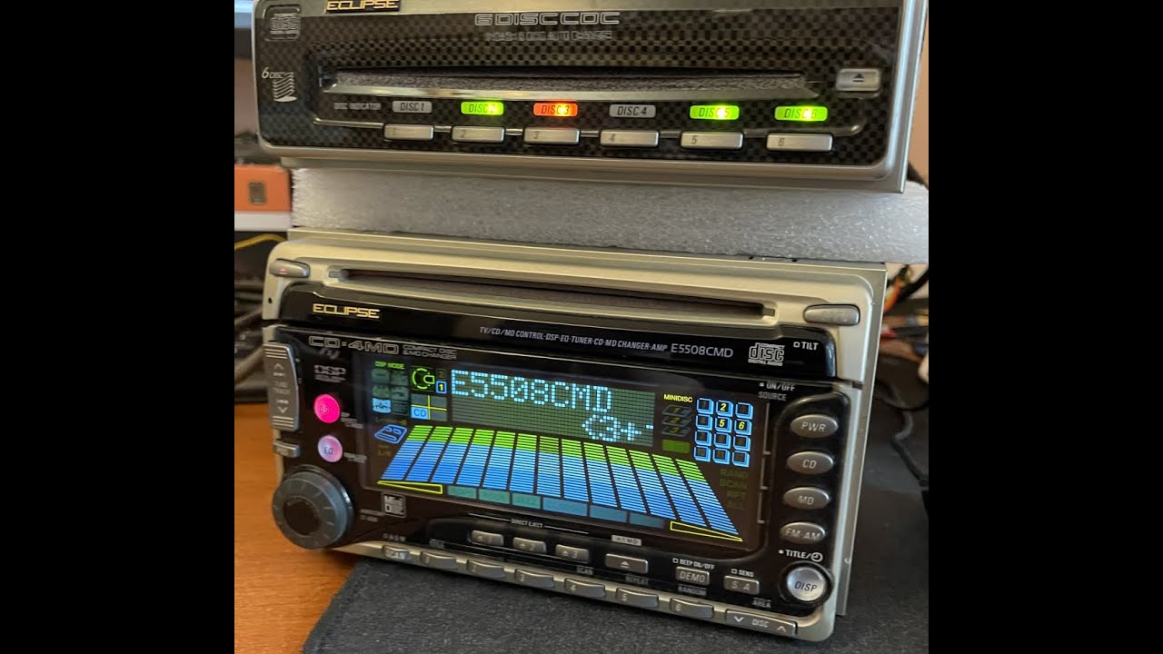 Car Audio Set ECLIPSE E5508 - YouTube