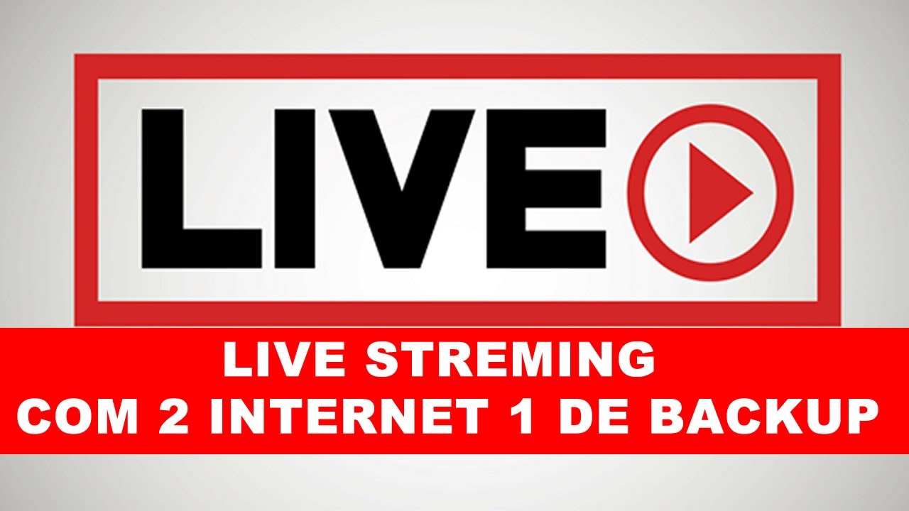 COMO TER 2 INTERNET NA SUA REDE PARA LIVE STREAM OU PODCAST CONSULTORIA ...