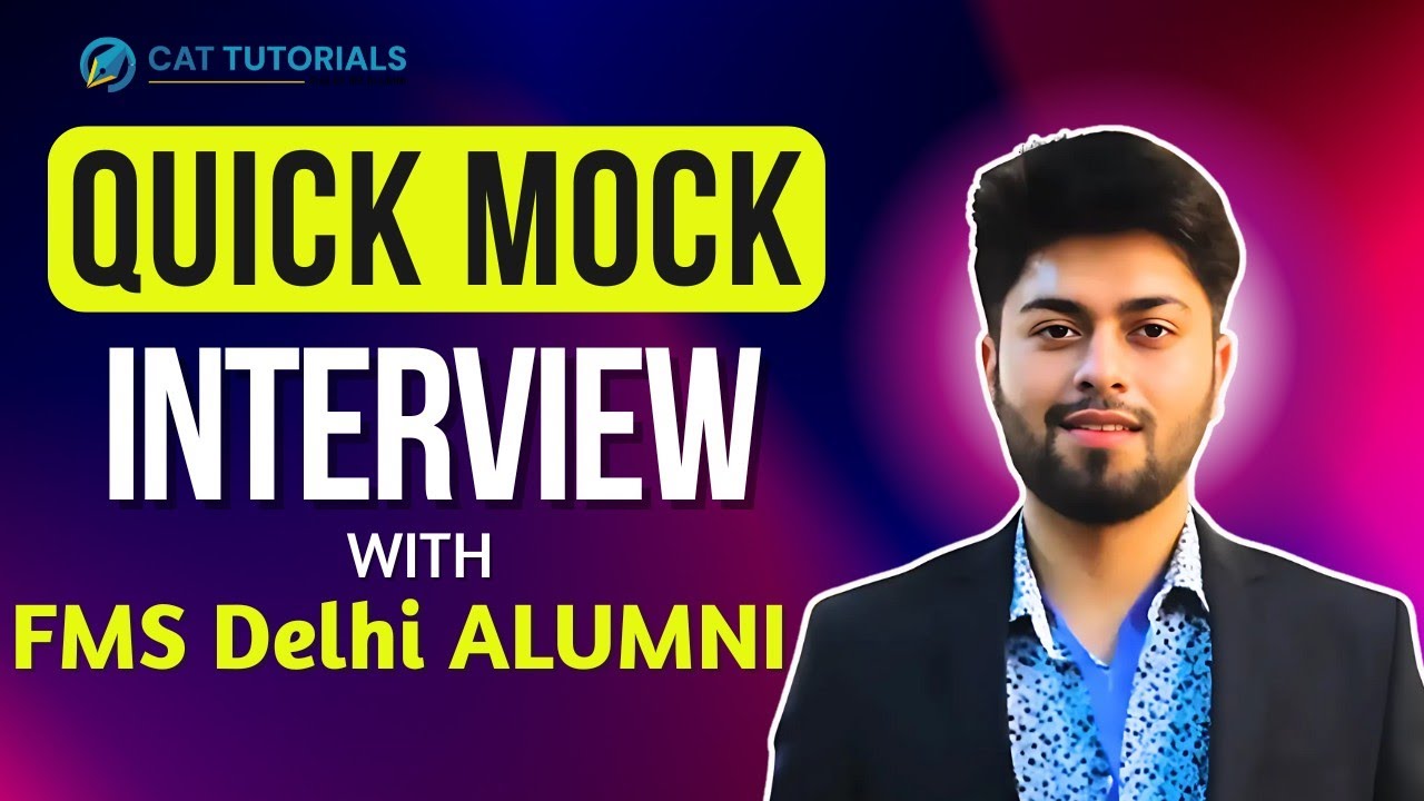 Quick Mock Interview with Sanjeev Narang sir FMS Delhi Alumni || Akash Deep 99.70 Percentiler ...