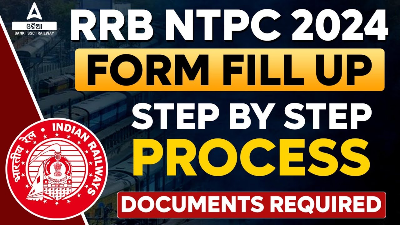 NTPC Form Fill Up 2024 | RRB NTPC Ka Form Kaise Bhare 2024 | Step By ...