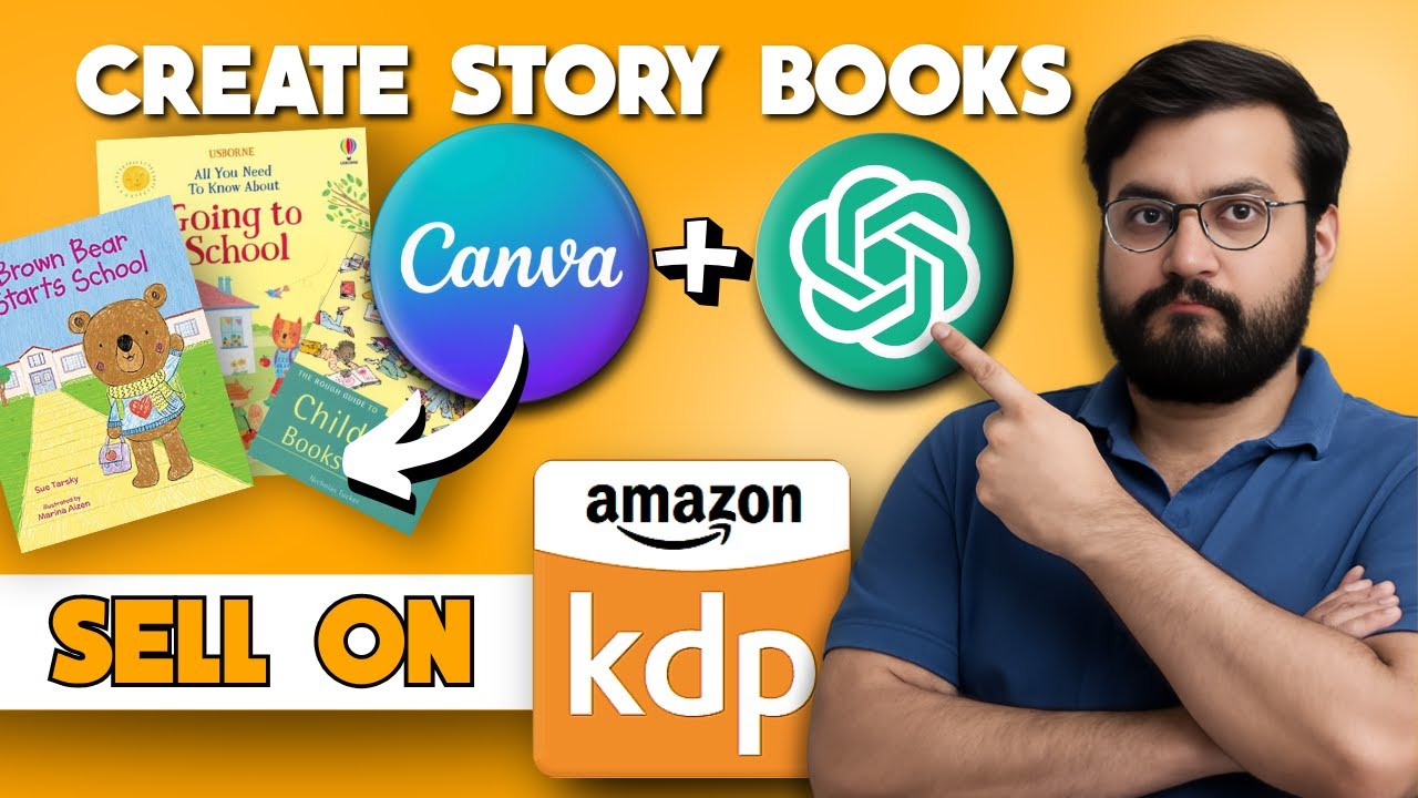 How To Create Story Books For Kids Using Canva And ChatGPT | Amazon KDP ...