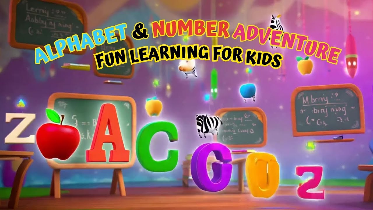 Alphabet and Number Adventure Fun Learning for Kids! - YouTube