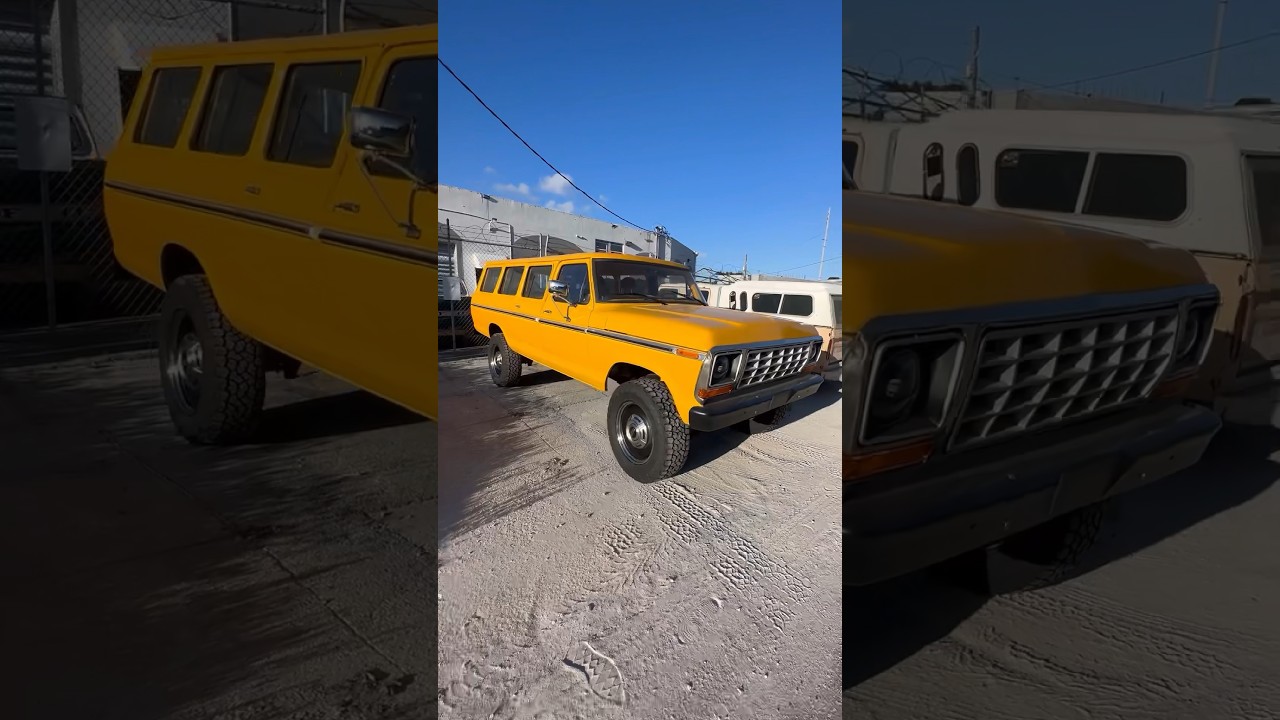 Our 1974 Ford B250 4x4 we imported from Colombia 🇨🇴 #fordera #dentside ...