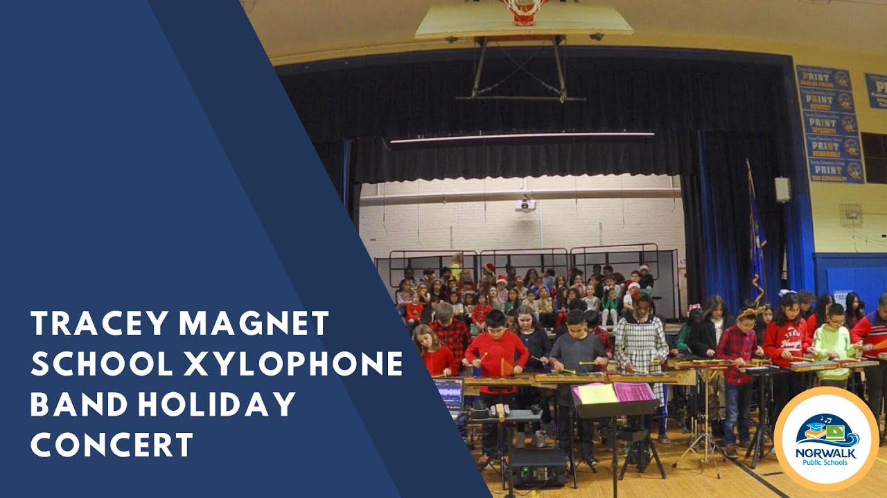 Tracey Magnet School Xylophone Band Holiday Concert - YouTube