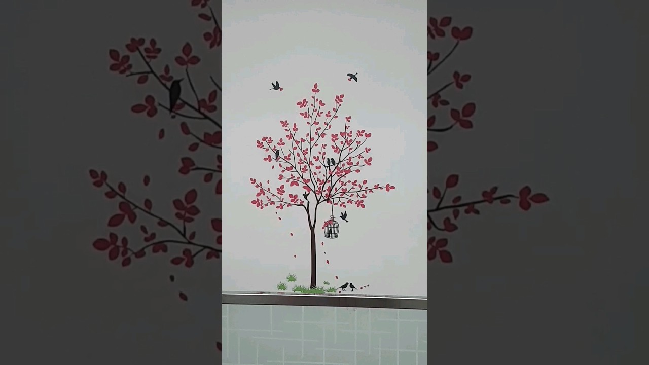 wait for the end cute pink flowers tree - YouTube
