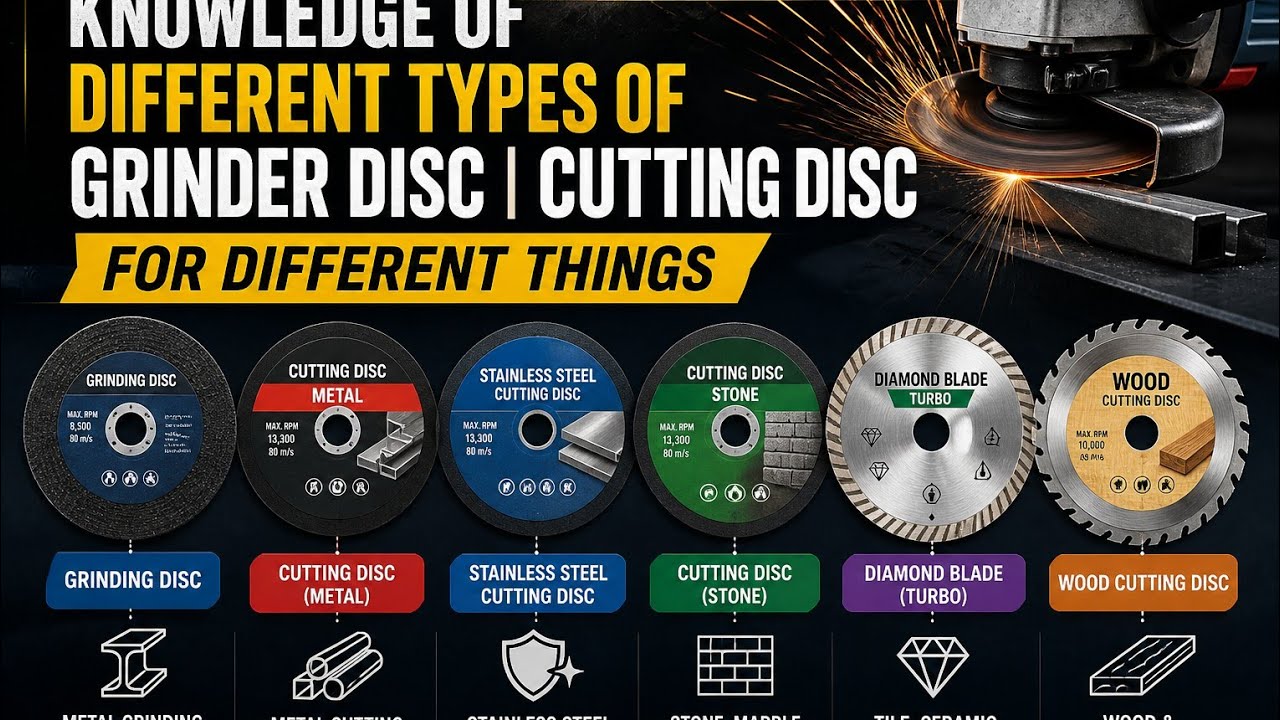 Knowledge of different types of grinder disc | cutting disc for ...