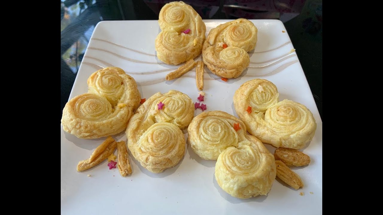 Palmier pastry/Biscuits - Really Simple To Make - YouTube