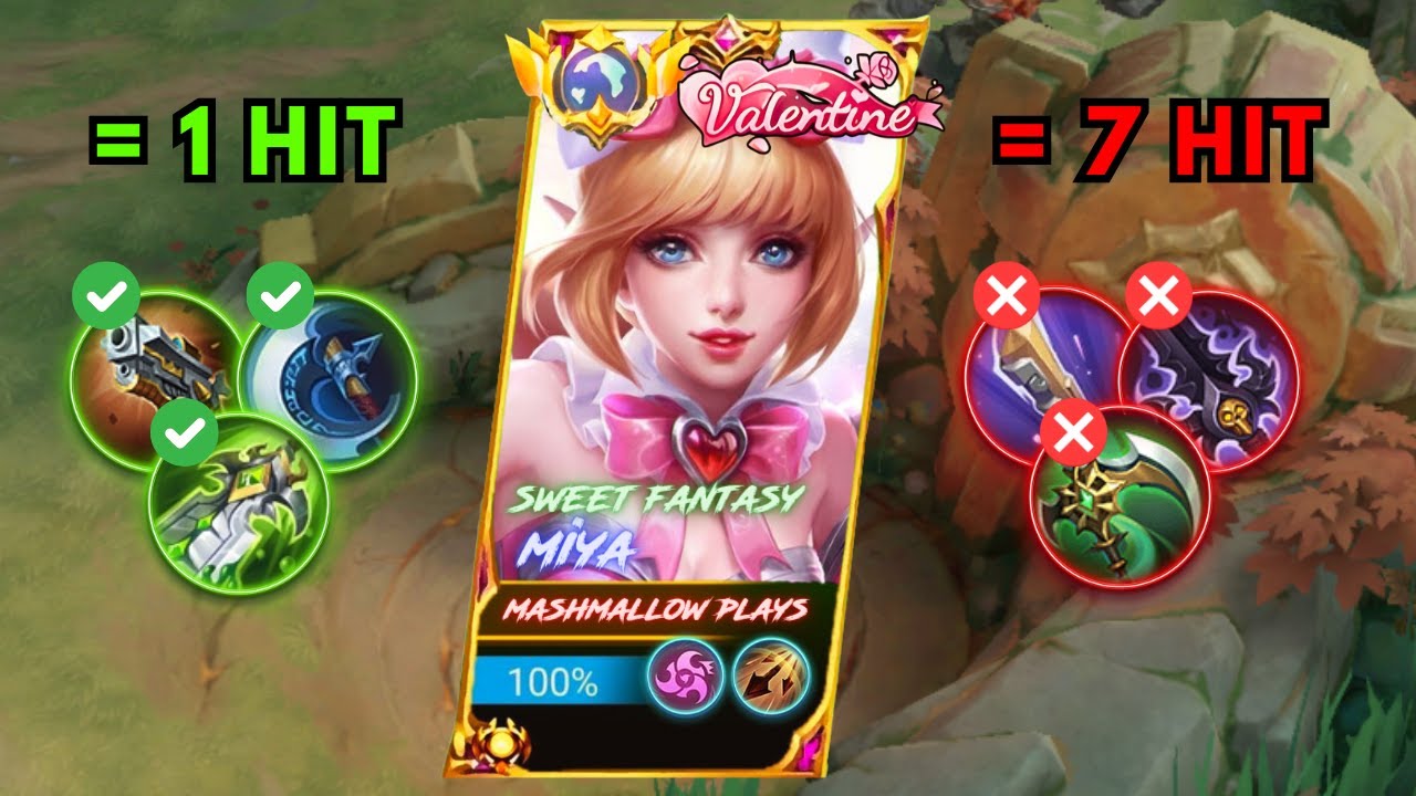 MOONTON THANKS FOR THIS NEW MIYA ONE SHOT BUILD 2024 │ BUILD TOP 1 ...