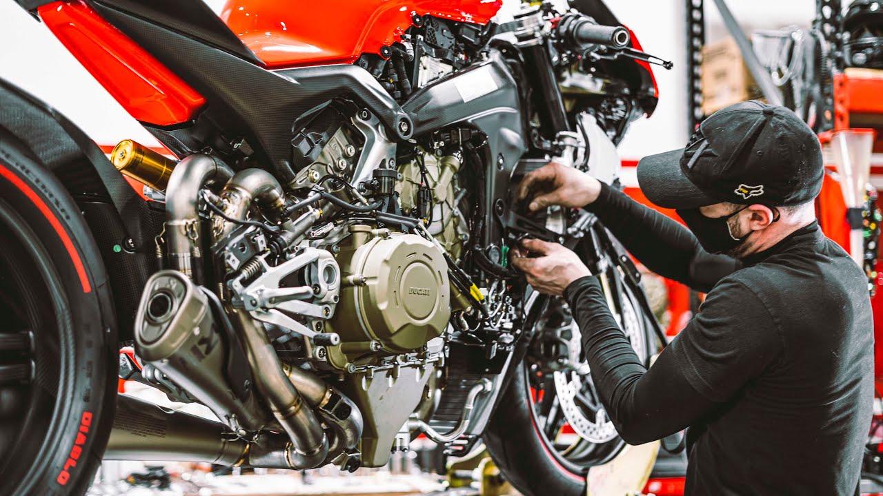 Modifying Our Most Expensive Ducati Motorcycle With An Akrapovic Race ...