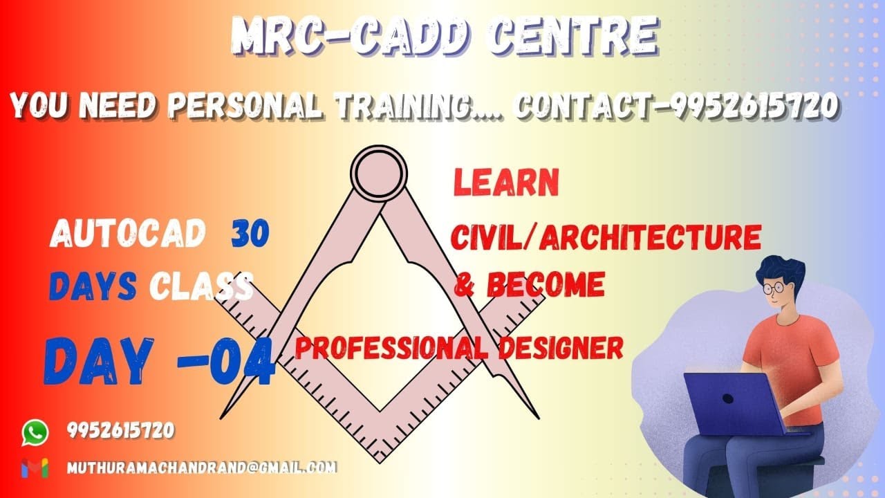 AUTOCAD CLASS FOR BEGINNERS - DAY 04 - YouTube