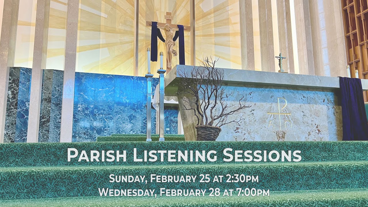 Parish Listening Sessions Invite | February 2024 - YouTube