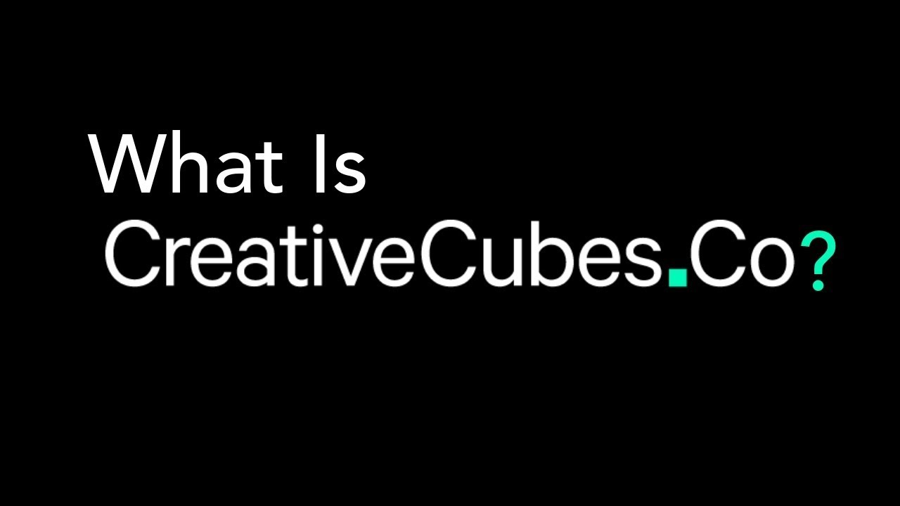 What Is CreativeCubes.Co? - YouTube