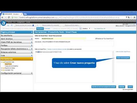 11 Cómo crear un Smart Flow en Amadeus Selling Platform Connect - YouTube