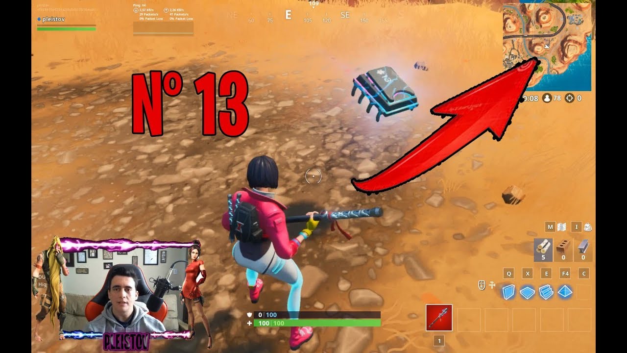 FORBYTE N° 13 ¿donde encontrarlo? [FORTNITE BATTLE ROYALE] - YouTube