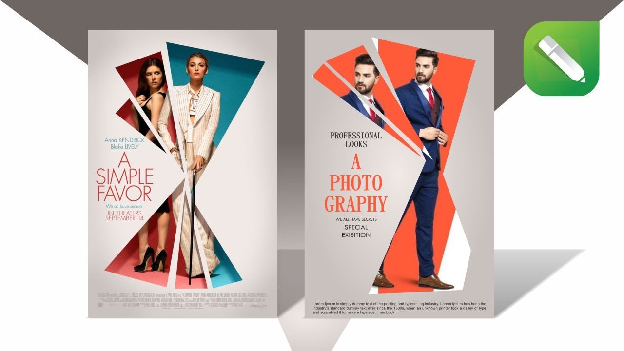 Photography Flyer Design Tutorial - Step by Step Guide - Learn ...