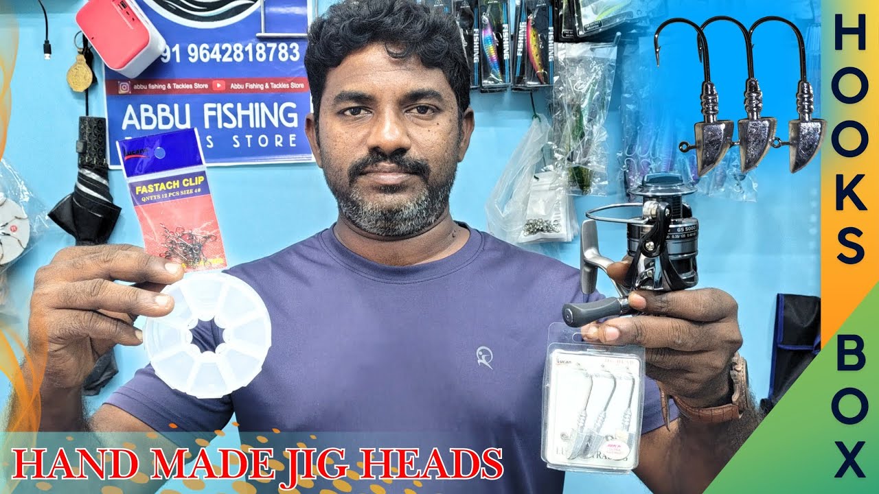 6/0 గాళాలు | 21g jig head Sea fishing items - YouTube