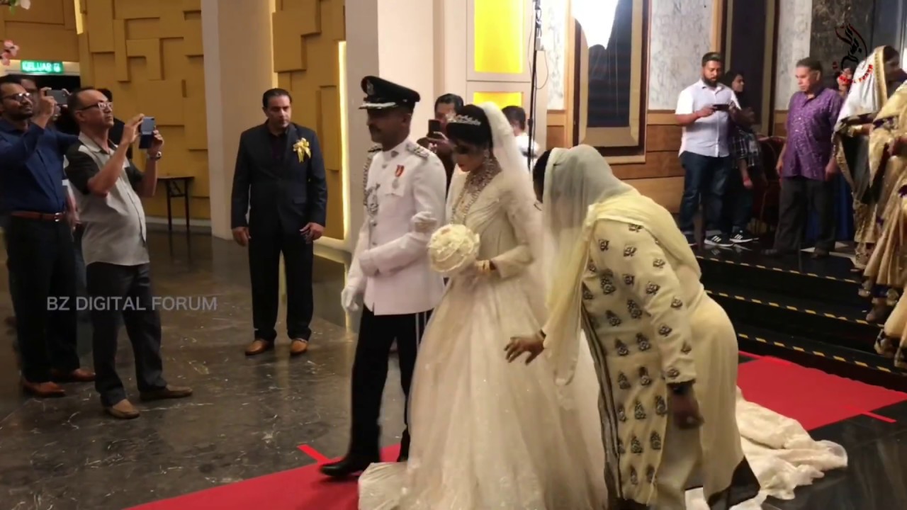 POLICE OFFICER WEDDING RECEPTION IN MALAYSIA | INDIAN MUSLIM WEDDING ...