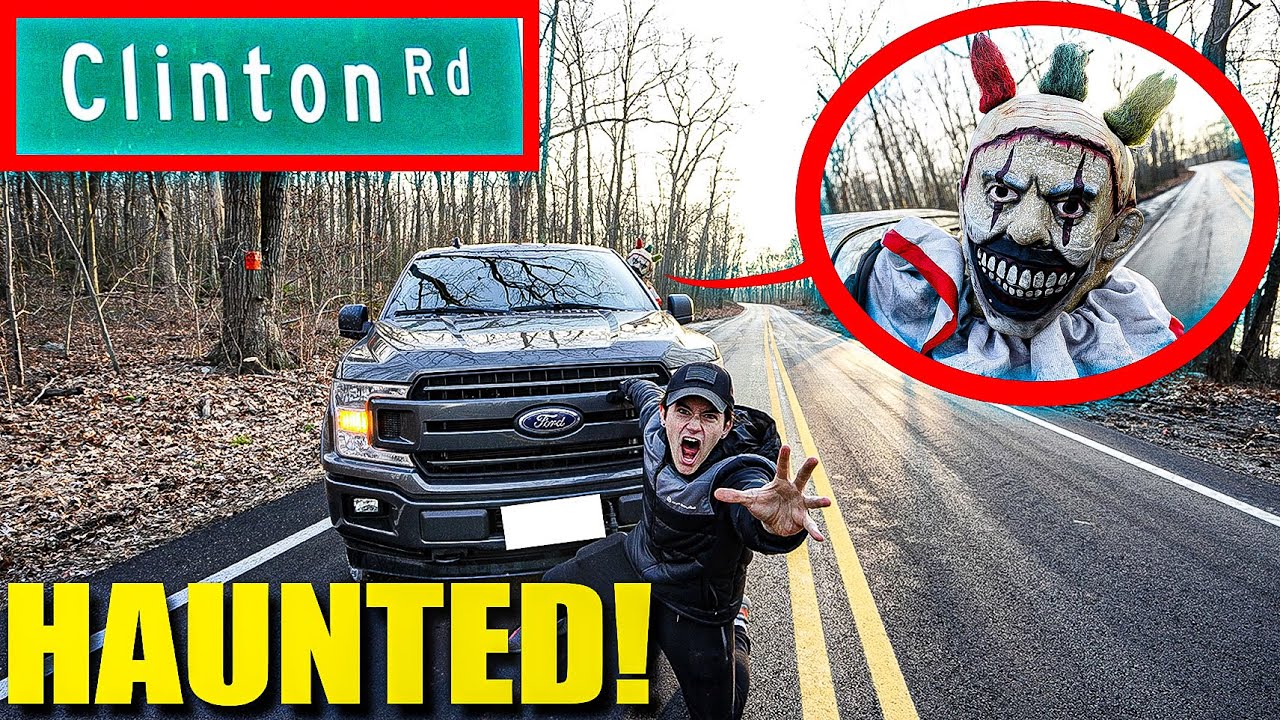 CREEPY CLOWN USES GHOST TRUCK TO CAPTURE US AT CLINTON ROAD! (HE CHASED ...