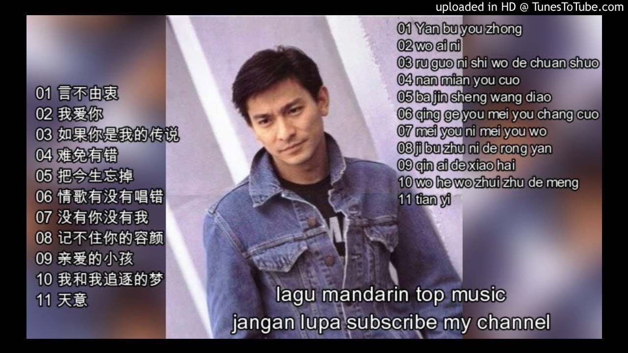 11 Lagu Mandarin Andy lau-Album 90 an-刘德华 - YouTube