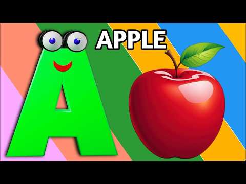 Phonics Song with Two Words - A For Apple- ABC Alphabet Songs With Sounds For Children #phonics_song