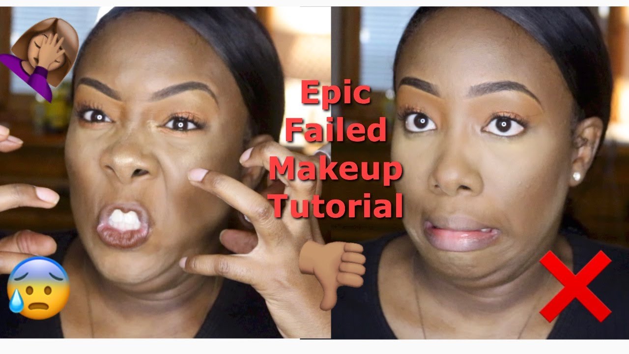MAKEUP TUTORIAL EPIC ( FAIL!!) | HILARIOUS - YouTube