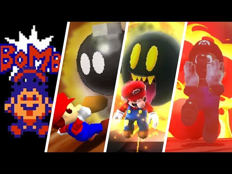 Evolution of Mario Dying by Explosion (1988-2021) | Mario Dies on March ...