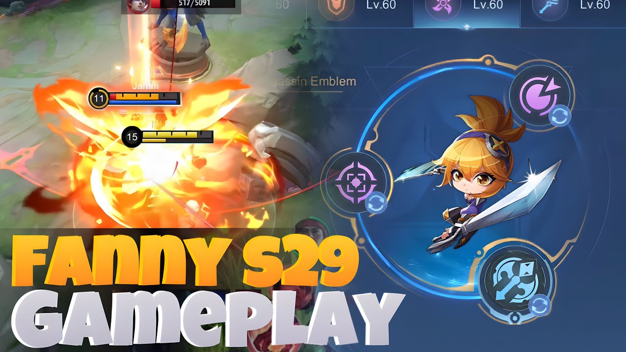 MY FIRST FANNY GAMEPLAY THIS SEASON 29 / TOP GLOBAL FANNY RANK GAMEPLAY ...