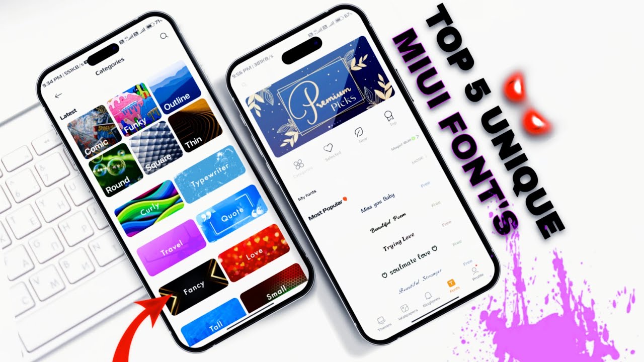 Top 5 Unique Miui Fonts 2023 🤫 Best Miui13 Fonts |Miui Dynamic Fonts 2023 @TechnoTrak - YouTube