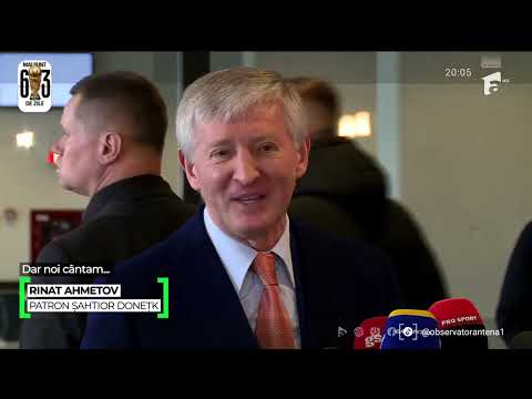 Miliardarul Ahmetov nu a lipsit de la Arena Naţională. A spus ce a învăţat de la Mircea Lucescu