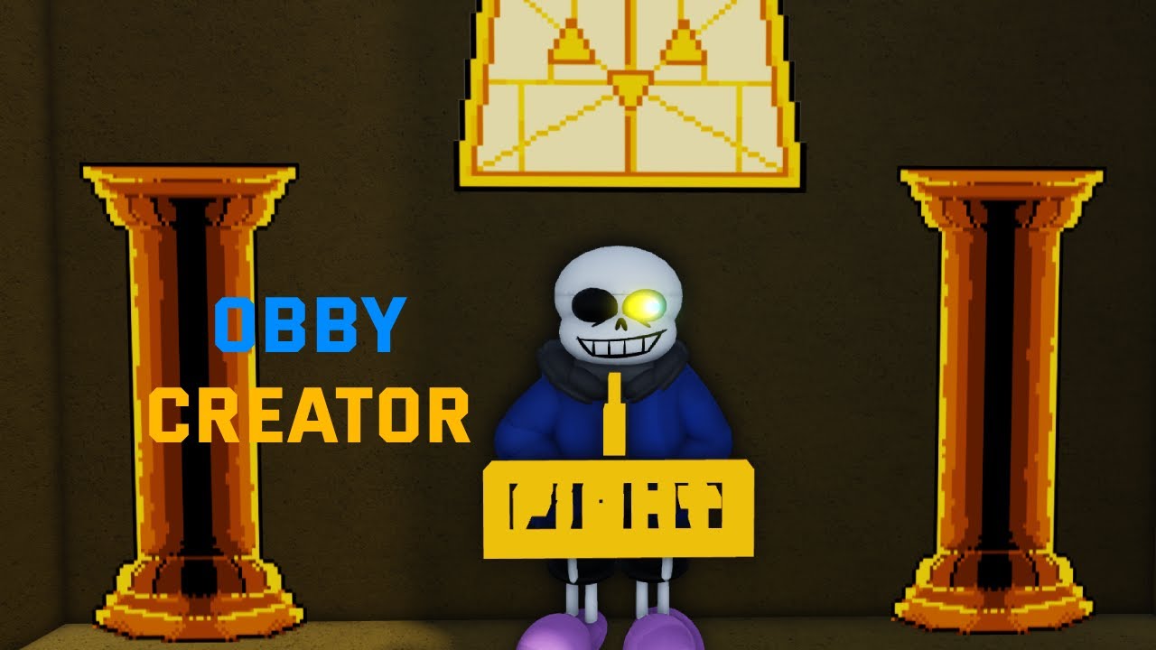 Roblox Obby Creator Sans fight - YouTube