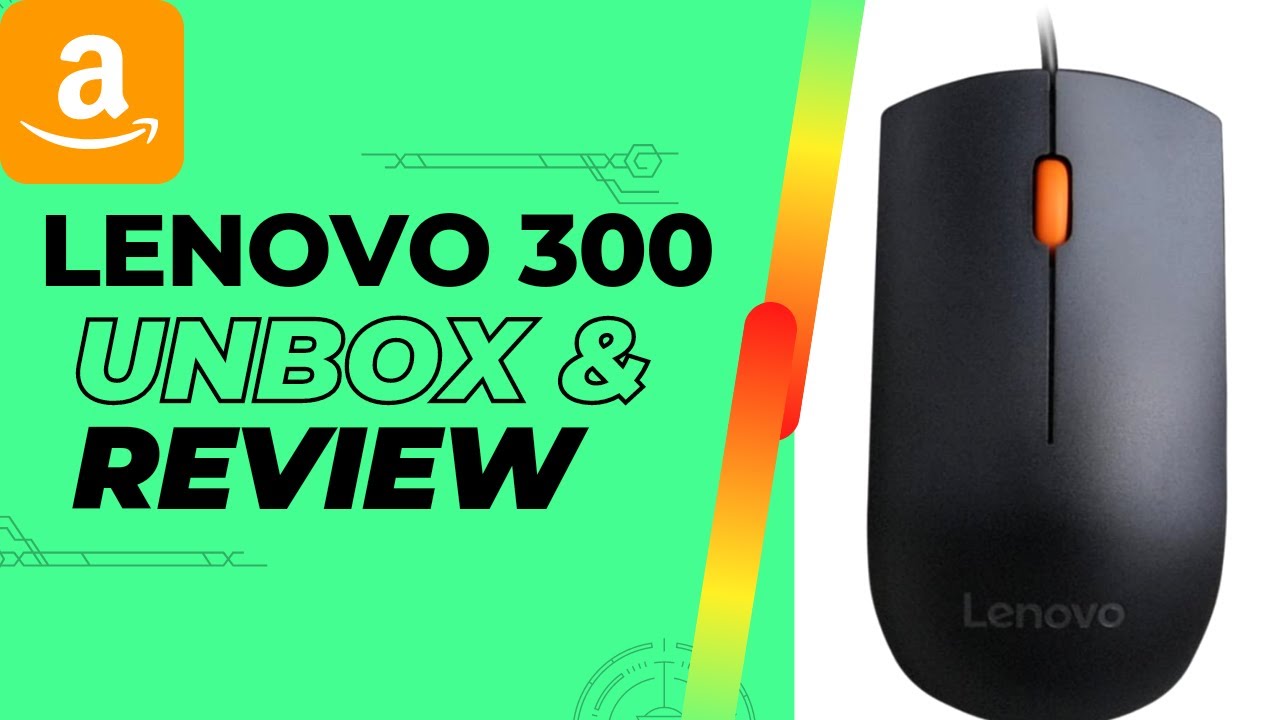 Lenovo 300 USB Mouse | Unboxing | Review - YouTube